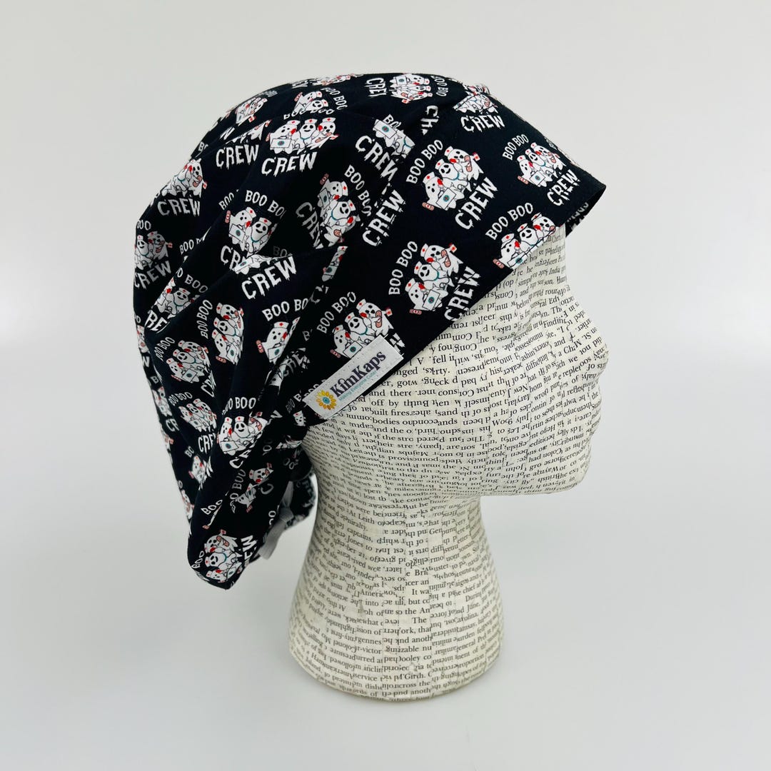 Scrub Hat by Kimkaps Surgical Hat Bouffant Scrub Cap Traditional ...