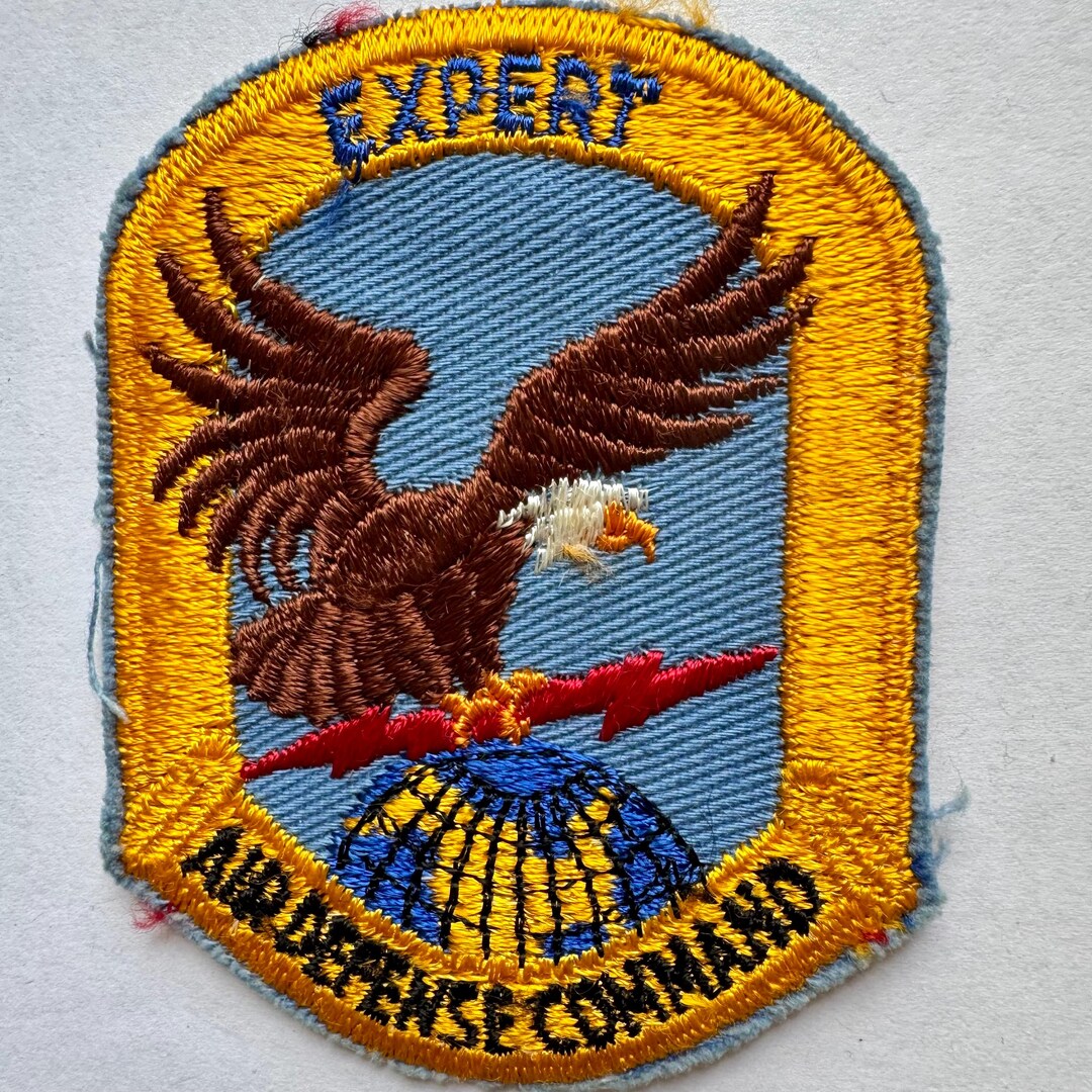 US Air Force Expert Air Defense Command Shoulder Badge, NOS, Patch ...