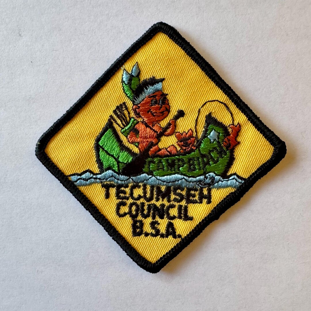 Boy Scout Camp Birch Tecumseh Council, 196o's Badge, Patch, Vintage ...