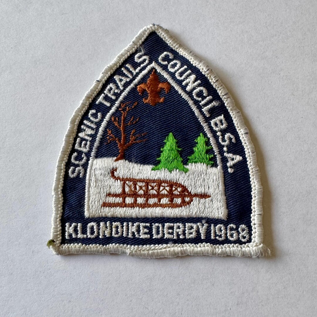 Vintage 1968 Boy Scout Patch: Scenic Trails Council Klondike Derby - Etsy