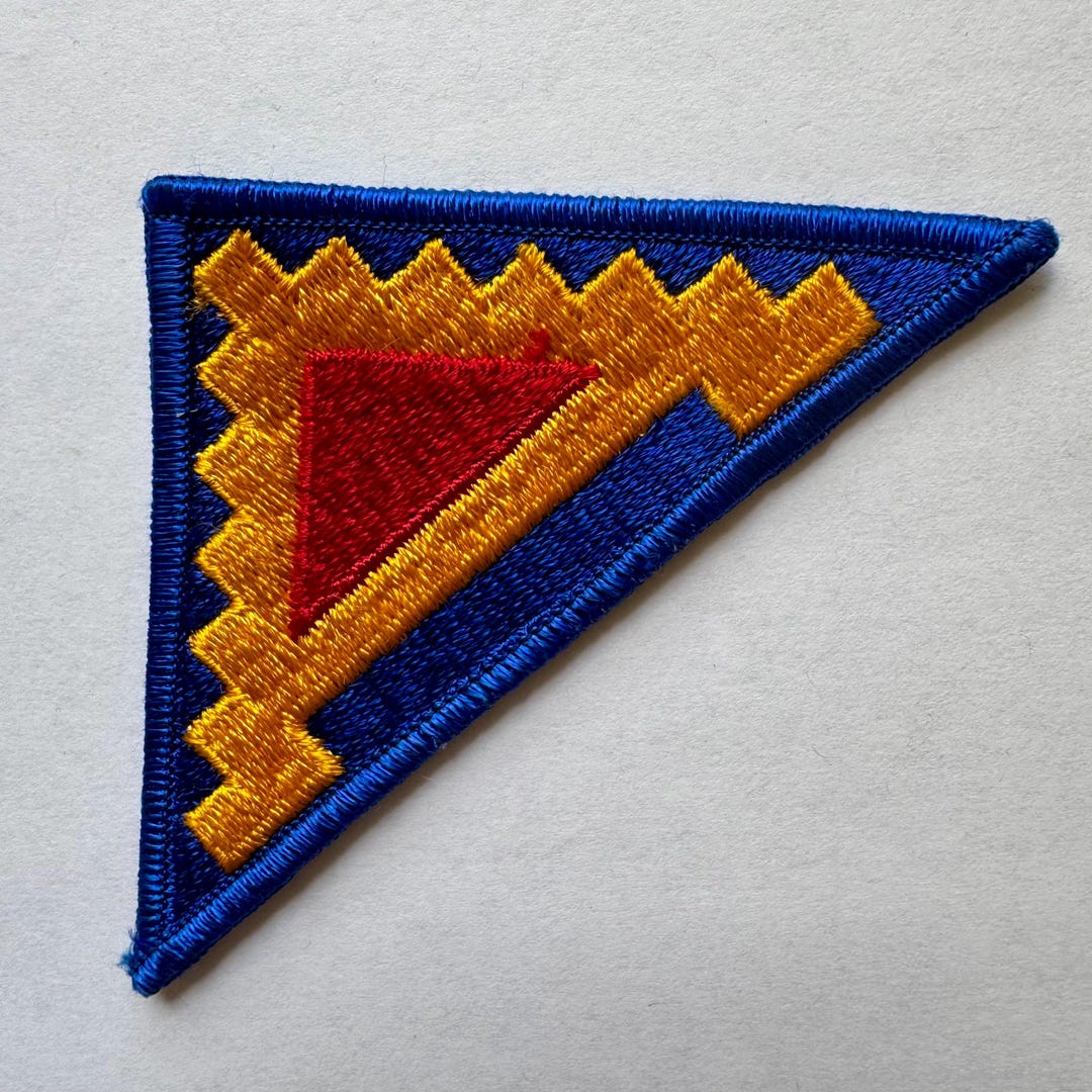 US 7th Army Seven Steps to Hell Patch, Vintage, NOS, Embroidered Sew-on ...