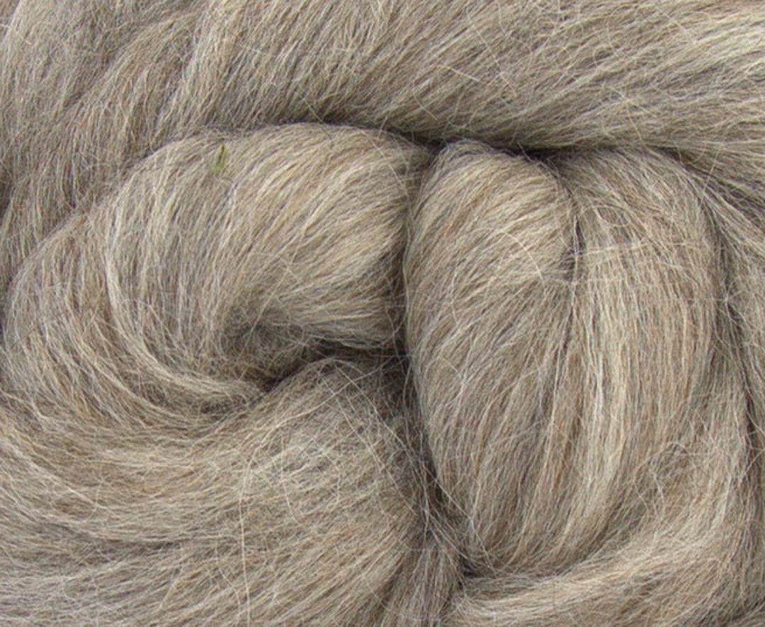 Grey Baby Alpaca Top - Undyed Natural Spinning Fiber/ Roving - 1oz - Etsy