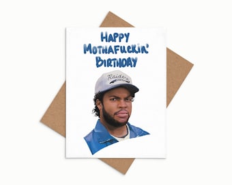 Ice Cube Birthday Card - Etsy
