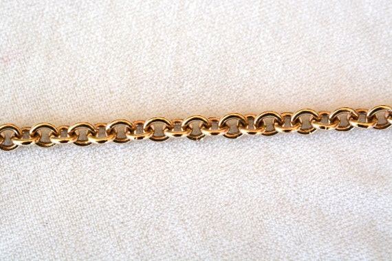 14kt Handmade 5.5mm Cable Link Chain - Gem
