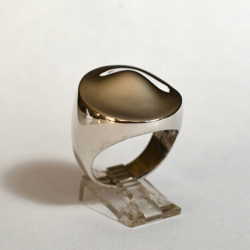 Cast Silver Ring - Etsy