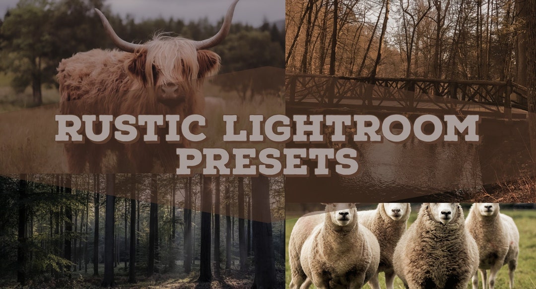 Rustic Farmhouse Preset Pack of Six - Etsy