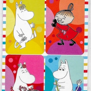 Snork Maiden Moominmamma Stinky 7 Stickers / 1 sheet Tove Jansson ...