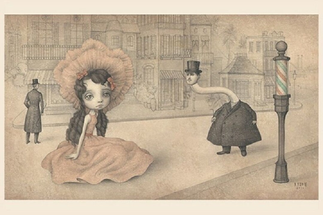 The Street Mark Ryden Postcard Museum Quality Extra Large Card Pop ...