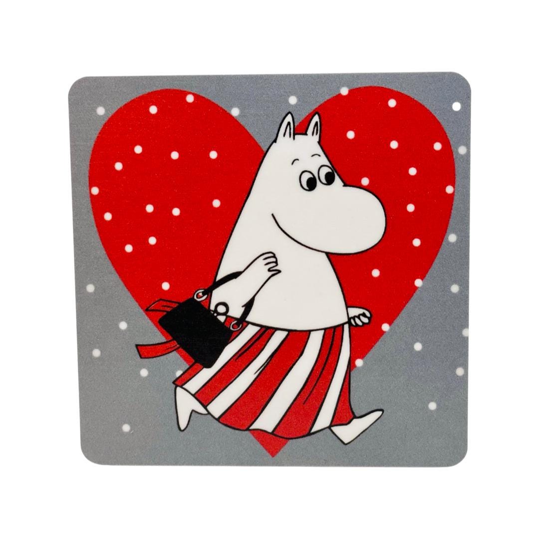 Moomin Coaster Laminated Birch Tree Wood Moominmamma Design Sweden ...