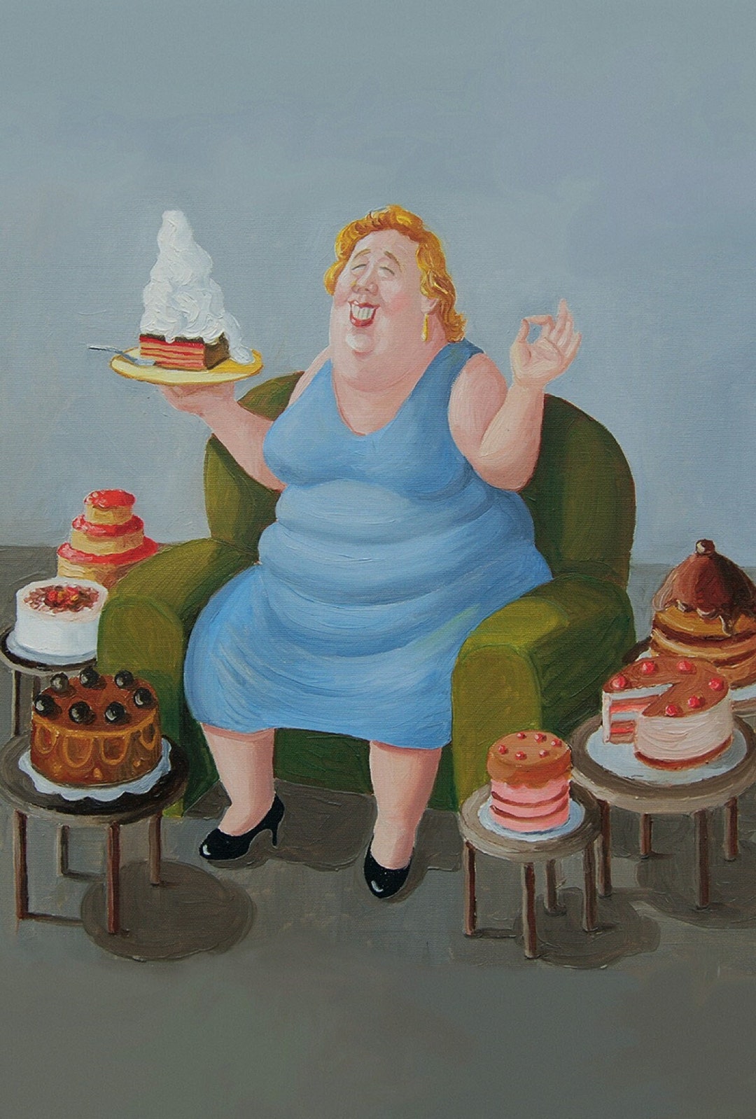 Alice in Wonderland Postcard Artist Rolf Tiemann Art Illustration ...