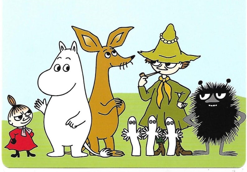 Moomin - Little My Moomin - Sniff - Hattifatteners - Snufkin, Stinky ...