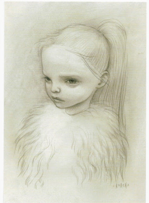 Girl in Fur Mark Ryden postcard Snow Yak Show Museum quality X large ...