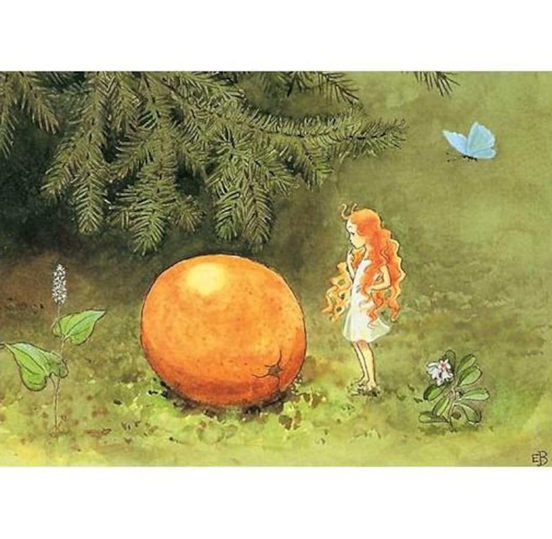 The Sun Egg Artist Elsa Beskow Library Sweden Fairy Tale Classic Book ...