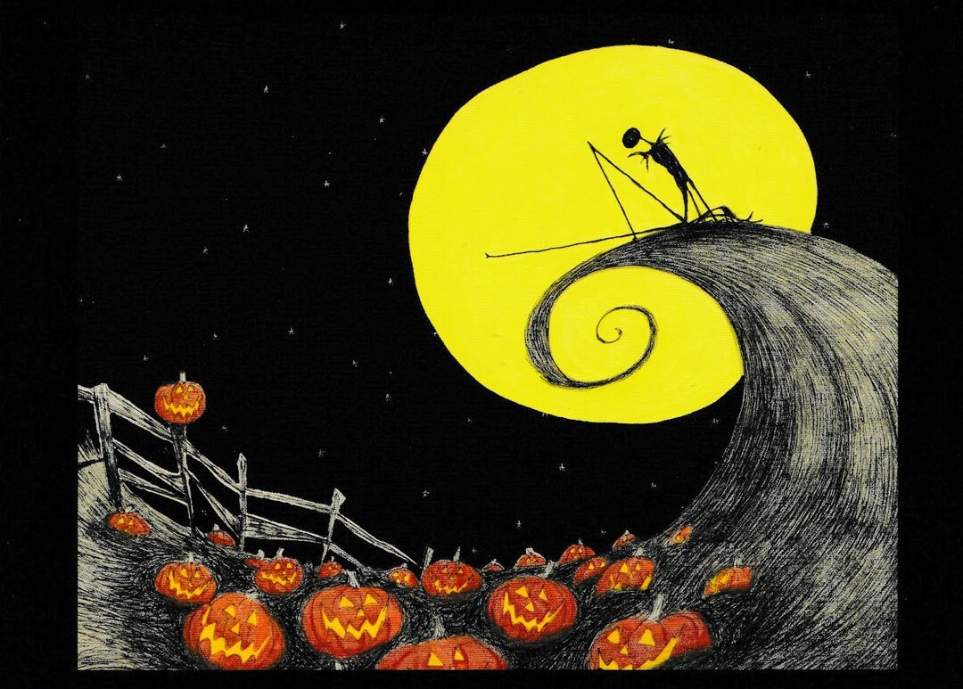 Nightmare Before Christmas It Was Late One Fall in Halloweenland and ...