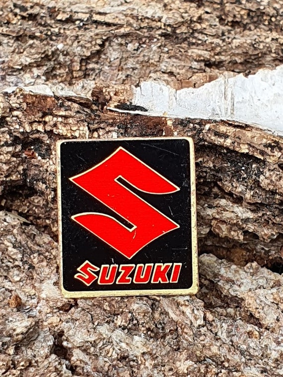 Auto's Suzuki Logo Pin Badge R GSX Motorrad 25 Jahre since 1985 ...