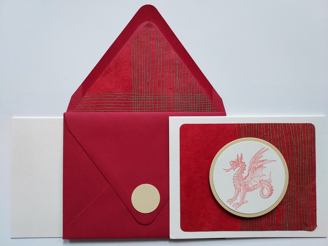 Lunar/chinese New Year 2024 Year of the Dragon Red Envelope - Etsy