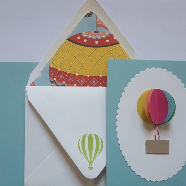 3d Hot Air Balloon - Etsy