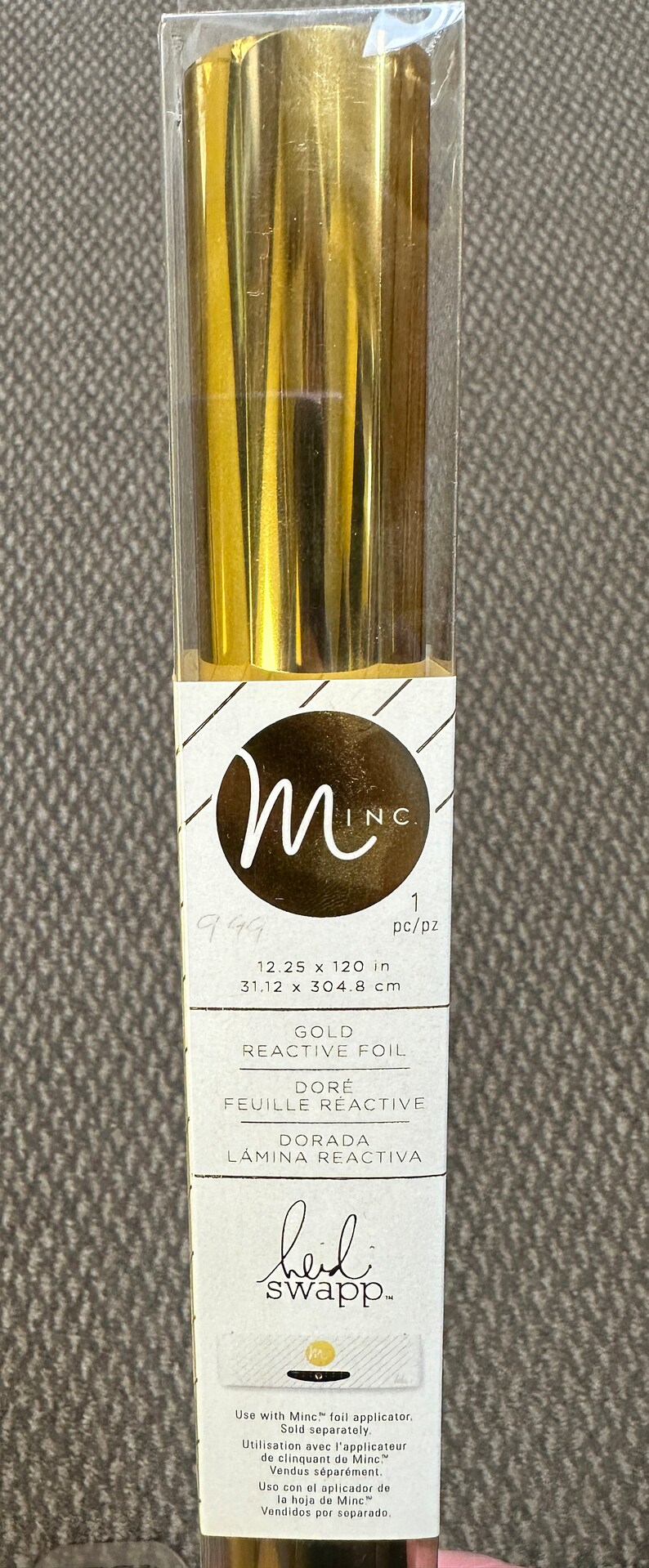 Heidi Swapp Minc Foil Reactive Gold Foil 12.25"x120" - Etsy