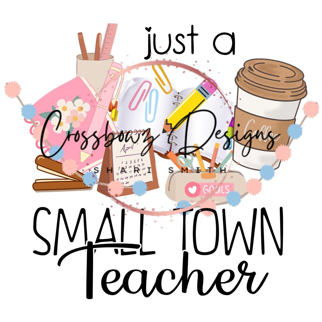 Teacher, Small Town, Teaching, School, PNG, Digital File, Download ...