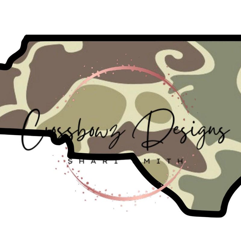 North Carolina and Camo - Etsy