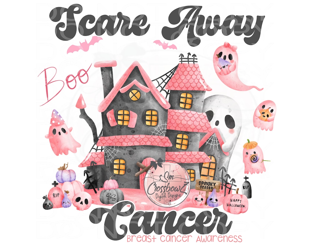 Breast Cancer, Cancer, Awareness, Scare Away Cancer, Pink, Halloween ...