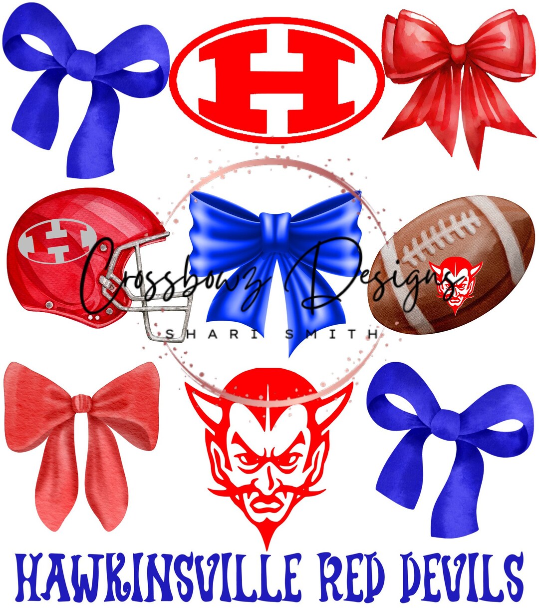 Hawkinsville, Red Devils, Football, Sports, Georgia, Bow, Croquette ...