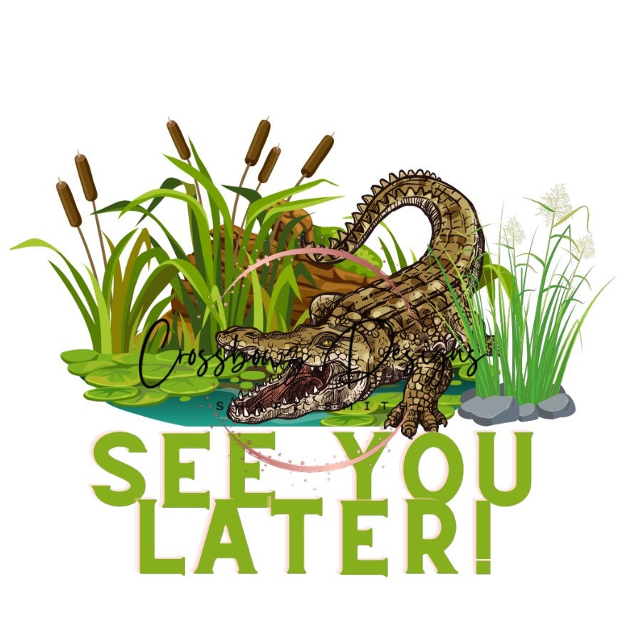 See You Later Alligator Clipart