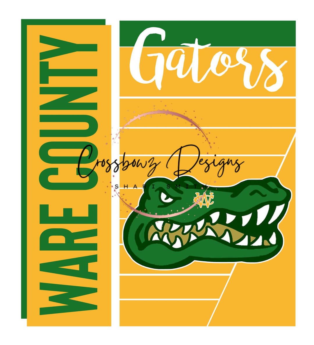 Ware County, Waycross, Georgia, Gators, PNG, Digital File, Download ...