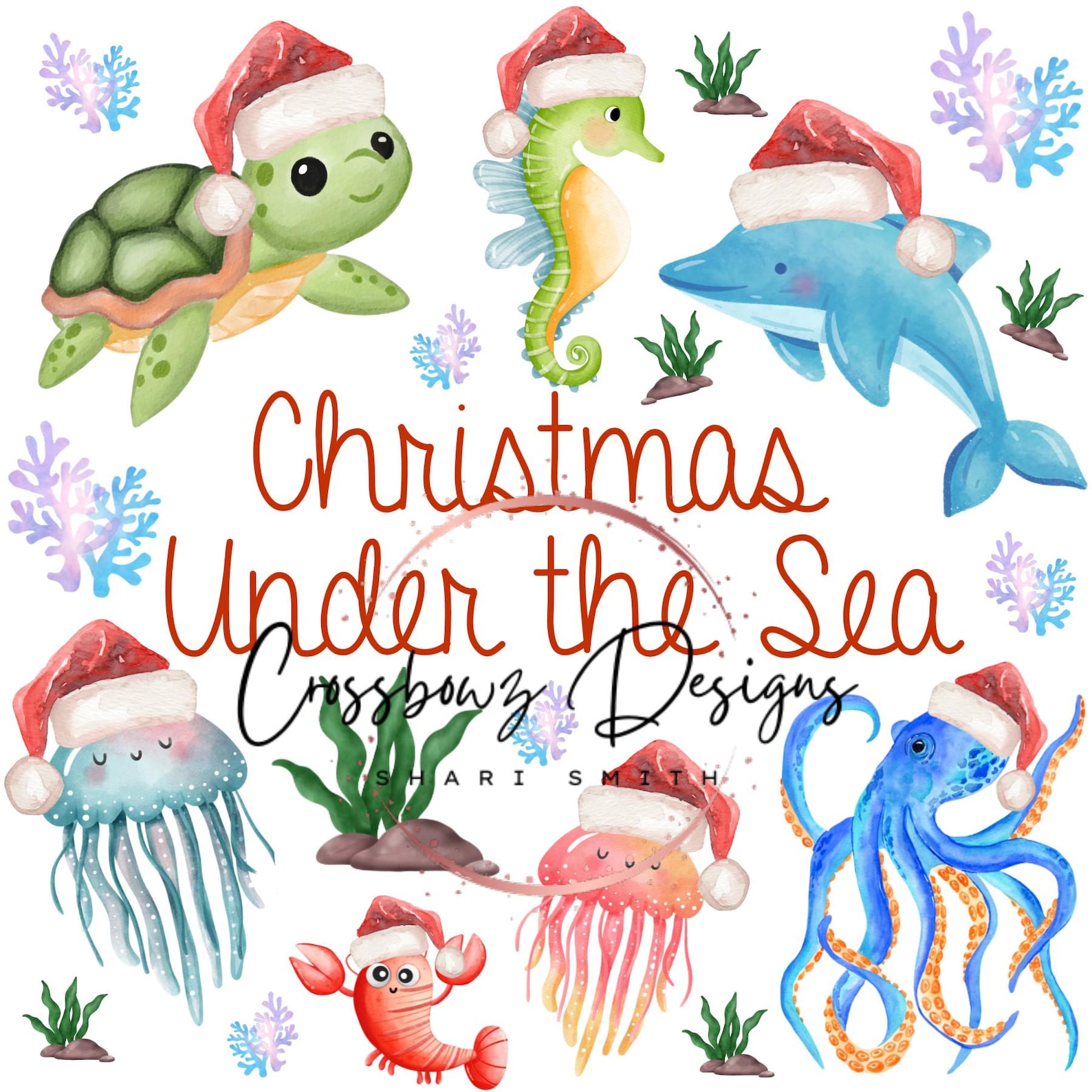 Christmas, Under the Sea, Ocean, Water, Sea, Beach, Ocean Life, Holiday ...