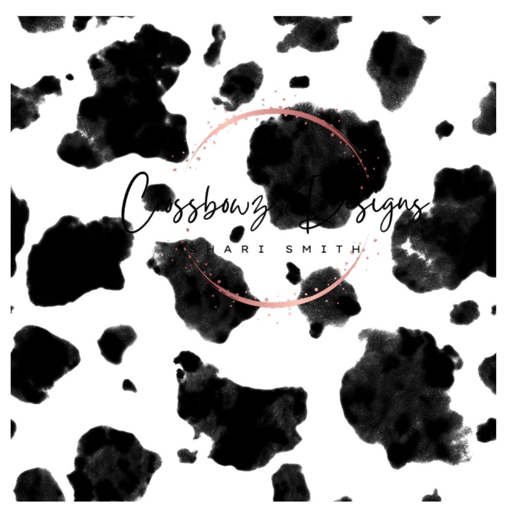 Background, Digital Paper, Cow Print, Cow, Black and White, PNG ...