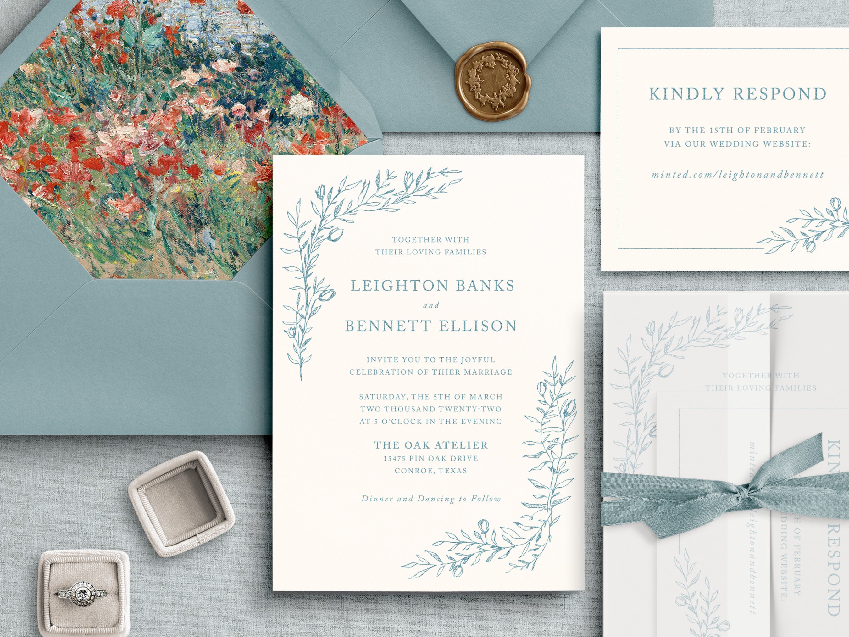 Printable A7 Euro Flap Envelope Liner, Instant Digital Download Wedding ...