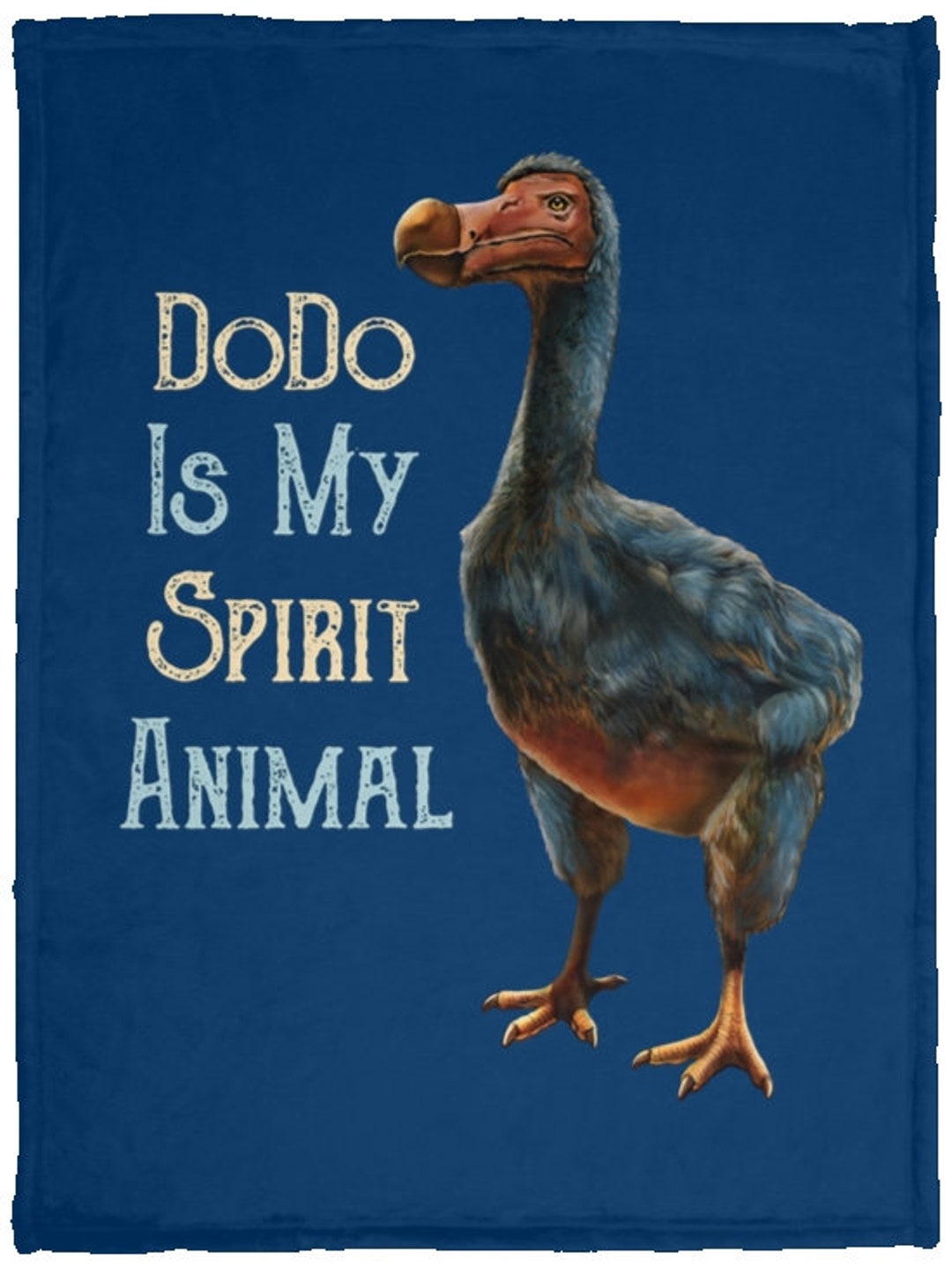 Dodo Bird, Dodo is My Spirit Animal Blanket, Dodo Gifts, VPS Cozy Plush ...