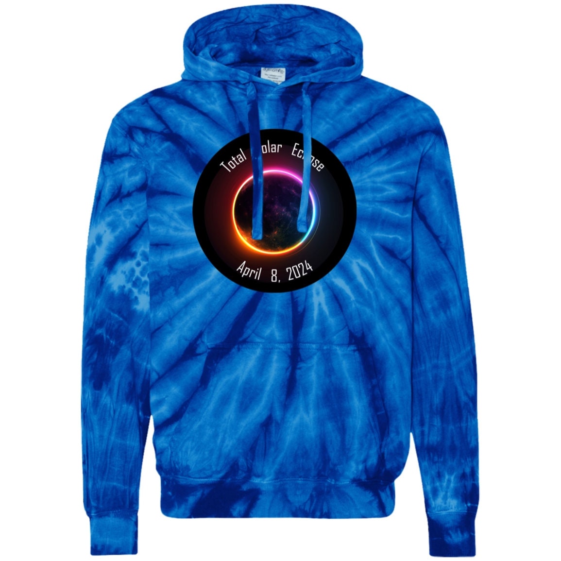 Total Solar Eclipse Aprl 8, 2024. Unisex Tie-dyed Pullover Hoodie, 2024 Eclipse Gifts - Etsy