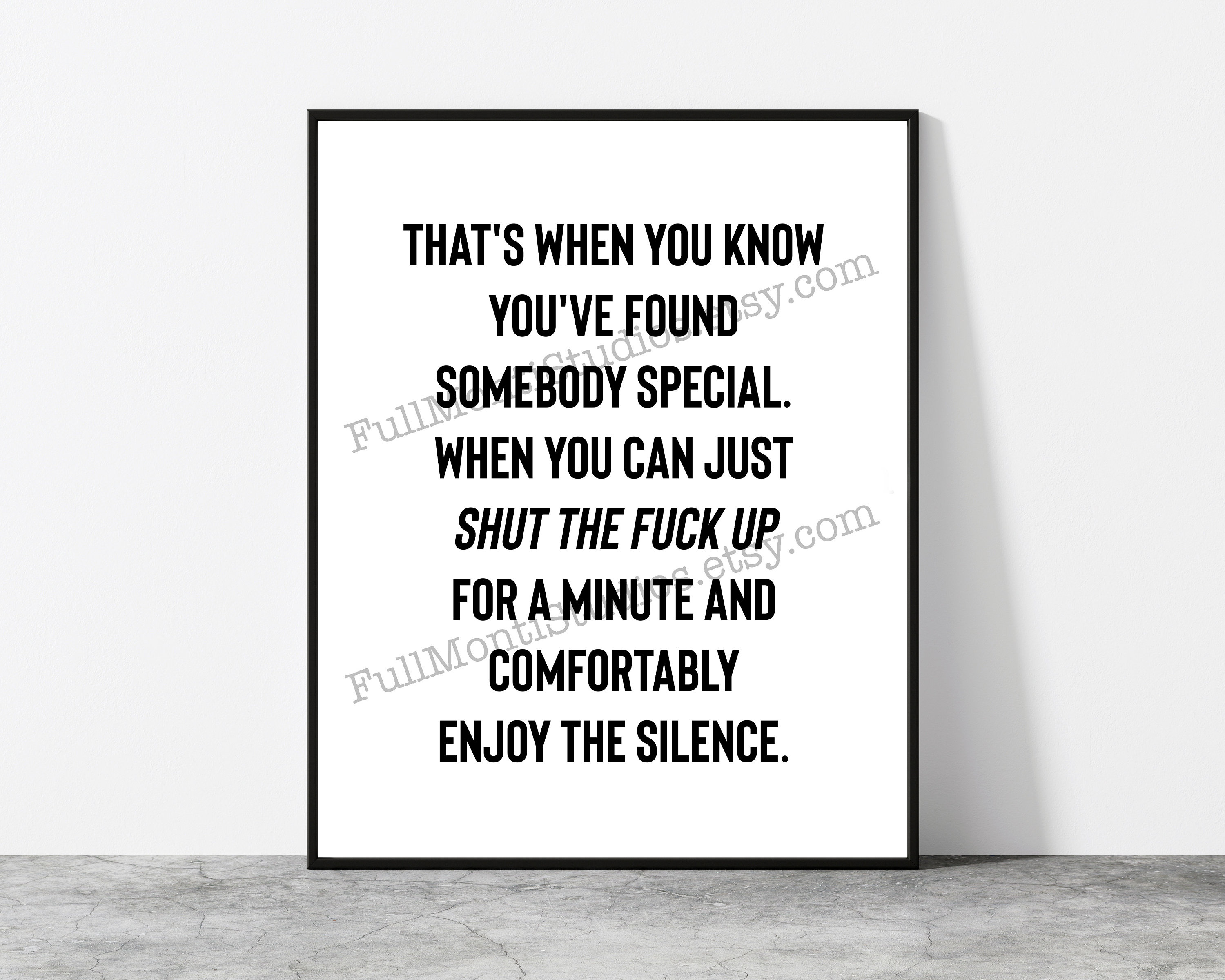 PULP FICTION Movie Quote Movie Word Art Unframed Art Print - Etsy