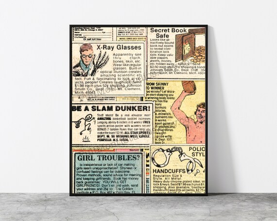 Modern Comic Book Advertisements