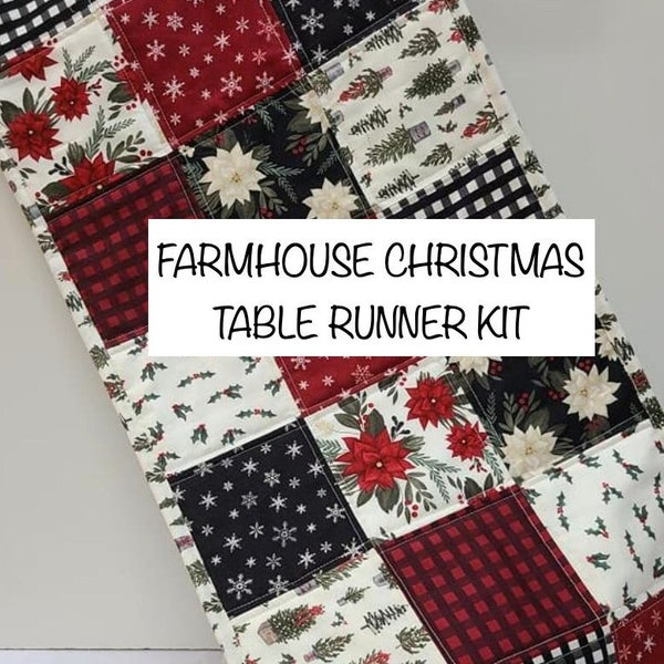 Christmas Quilted Table Runner - Etsy