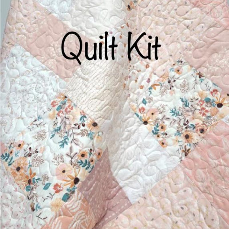 Blush Pink Quilt - Etsy