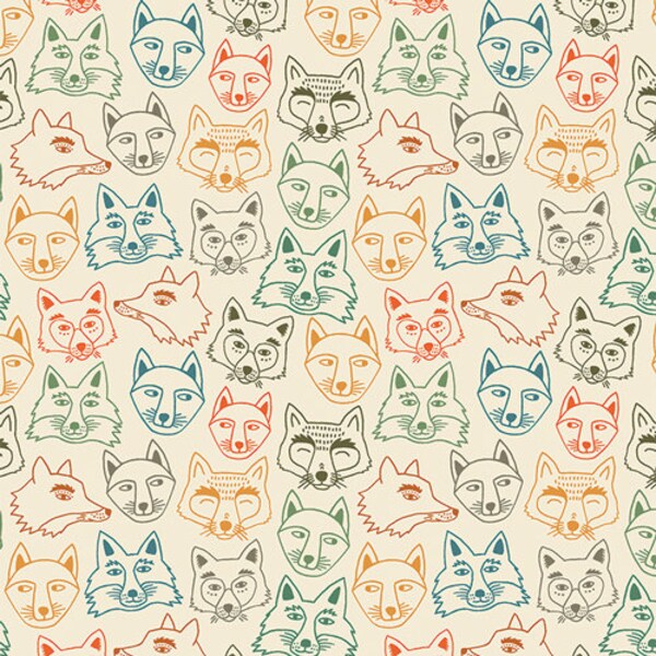 Fox Fabric - Etsy