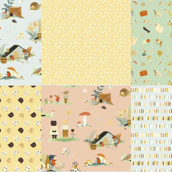Woodland Fabric - Etsy