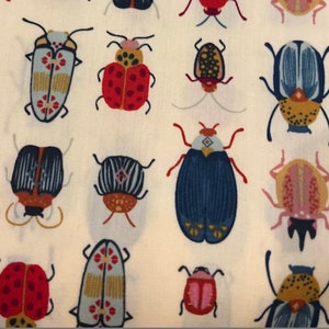 Insects, Beetle Fabric, Renewal, Maven by Art Gallery Fabrics, Maureen ...