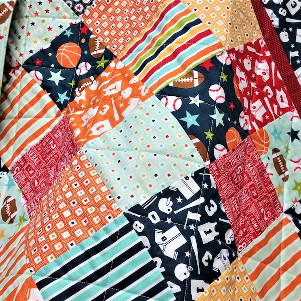 Sports Quilt Pattern - Etsy