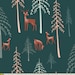 Woodland Fabric, Deer Fabric, by the Yard, Art Gallery Fabrics, Among ...