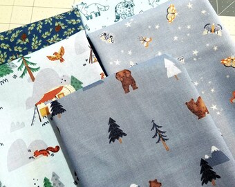 Woodland Fabric - Etsy