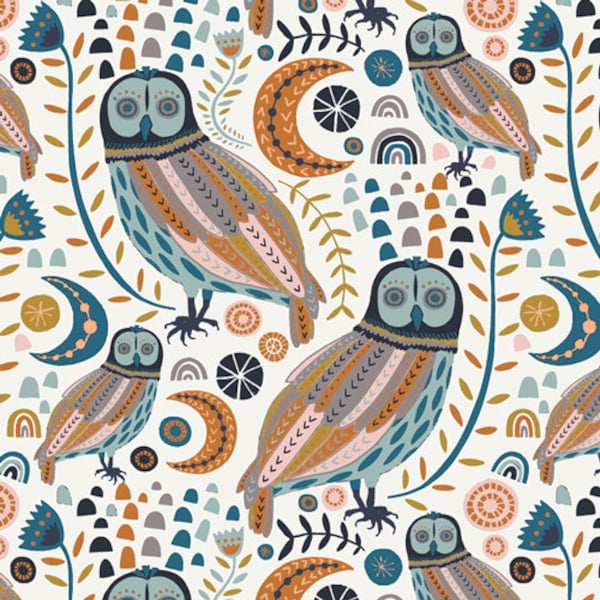 Owl Fabric - Etsy