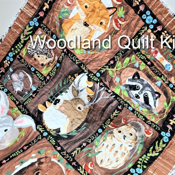 Woodland Quilt - Etsy