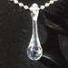 Elegant Raindrop Pendant - Etsy