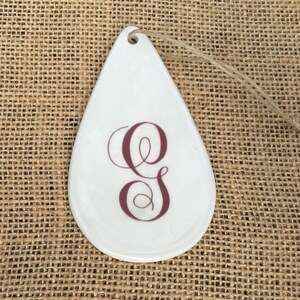 Personalized Christmas Ornament, Monogram Ornament, Picture Ornament ...