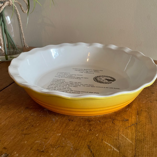 Ceramic Pie Plate - Etsy