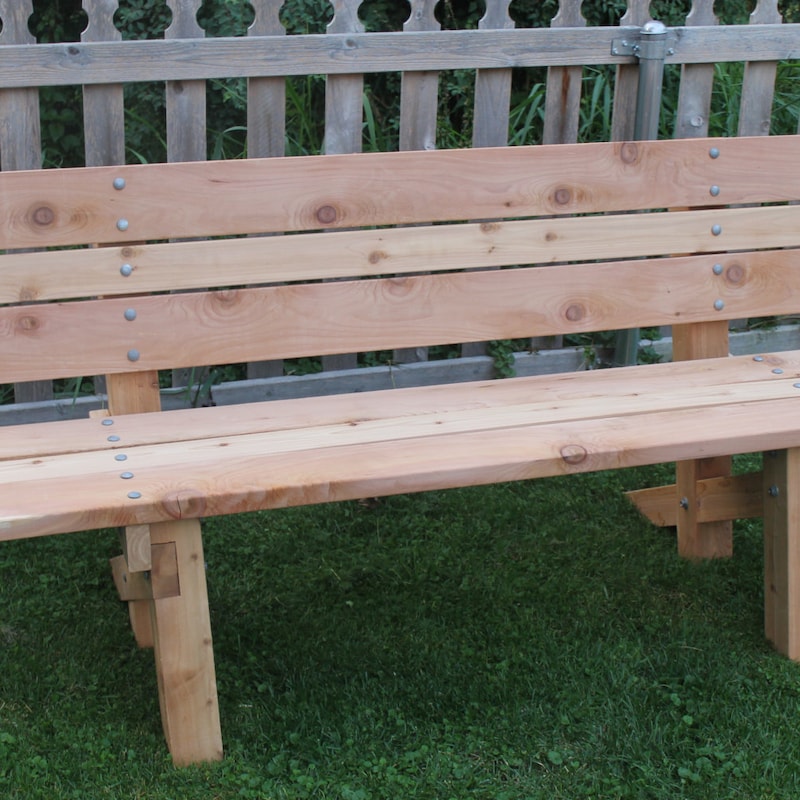 Cedar Bench - Etsy