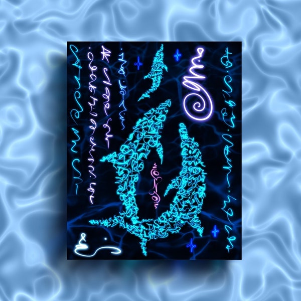 Light Code Digital Art - Etsy